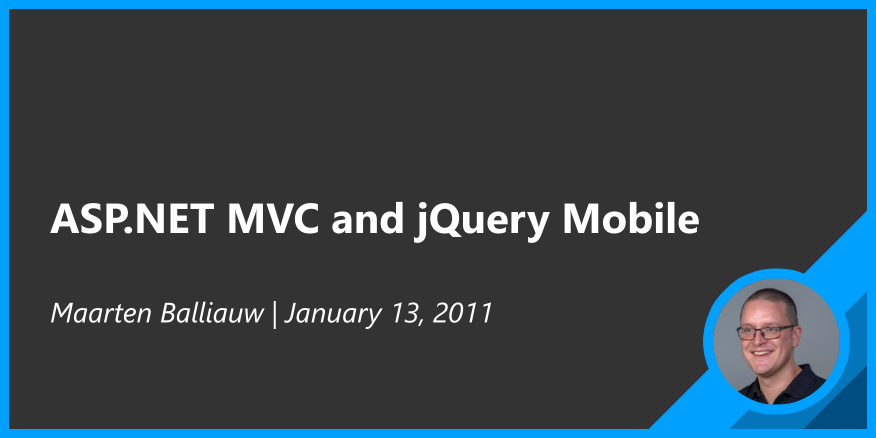 Aspnet Mvc And Jquery Mobile Maarten Balliauw Blog 